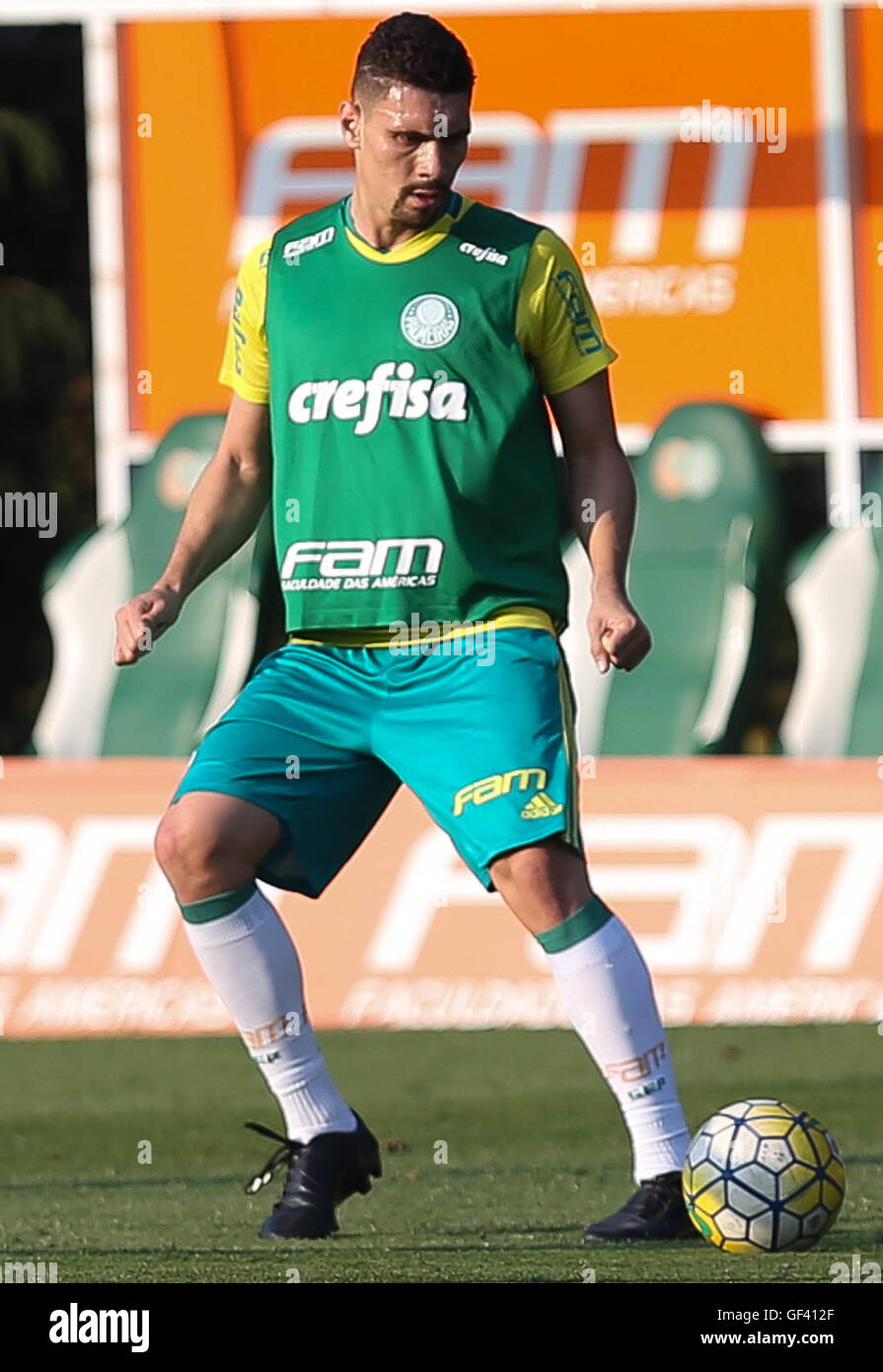 Moses player, SE Palmeiras, during training, the Football Academy Stock ...