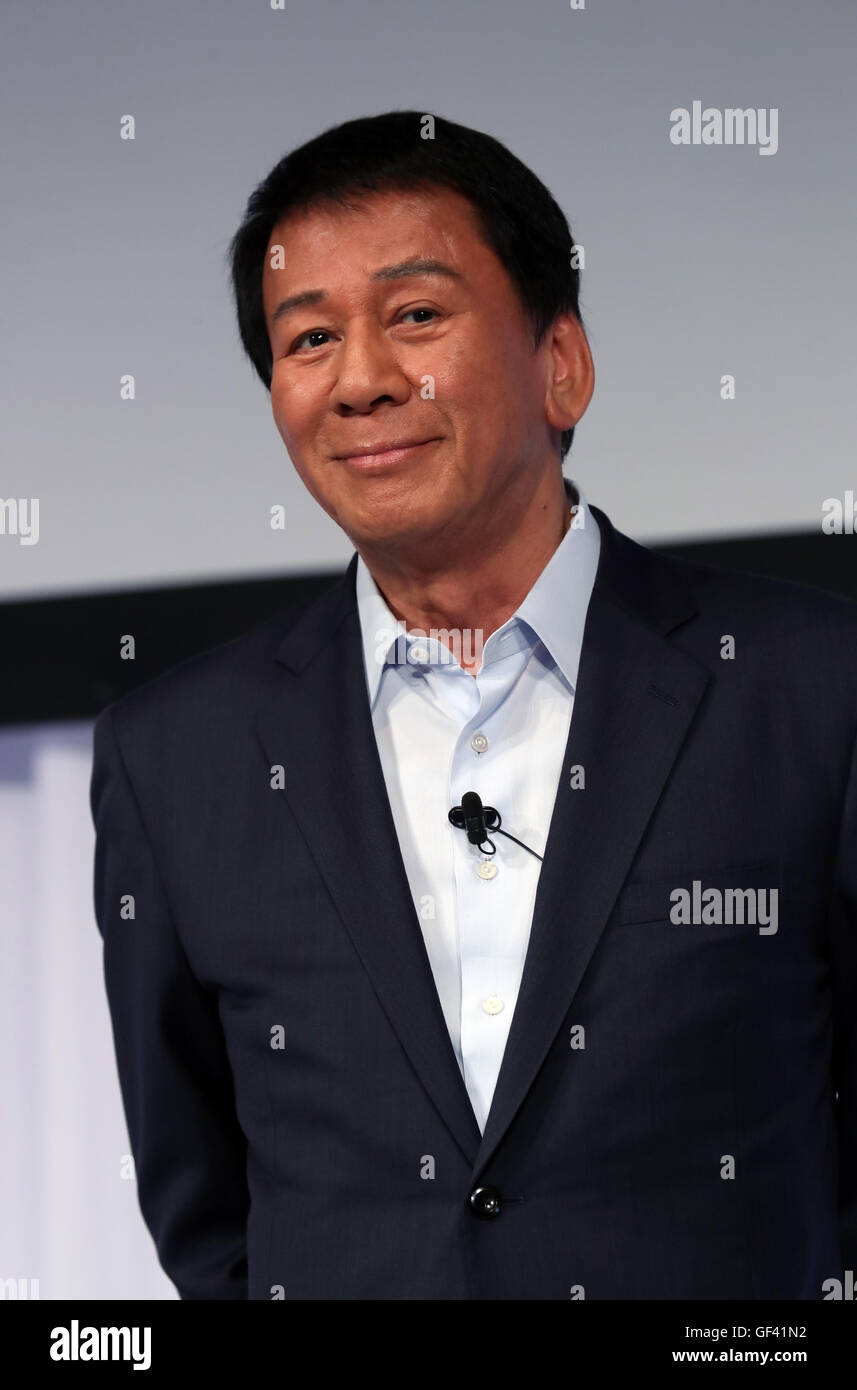 Tokyo, Japan. 28th July, 2016. Japanese actor Ryotaro Sugi smiles as he ...