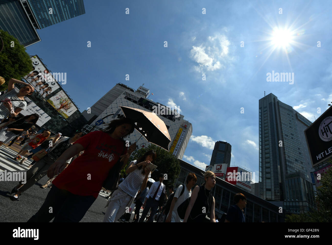 Tokyo, Japan. 29th July, 2016. Now that the rainy season is officially ...