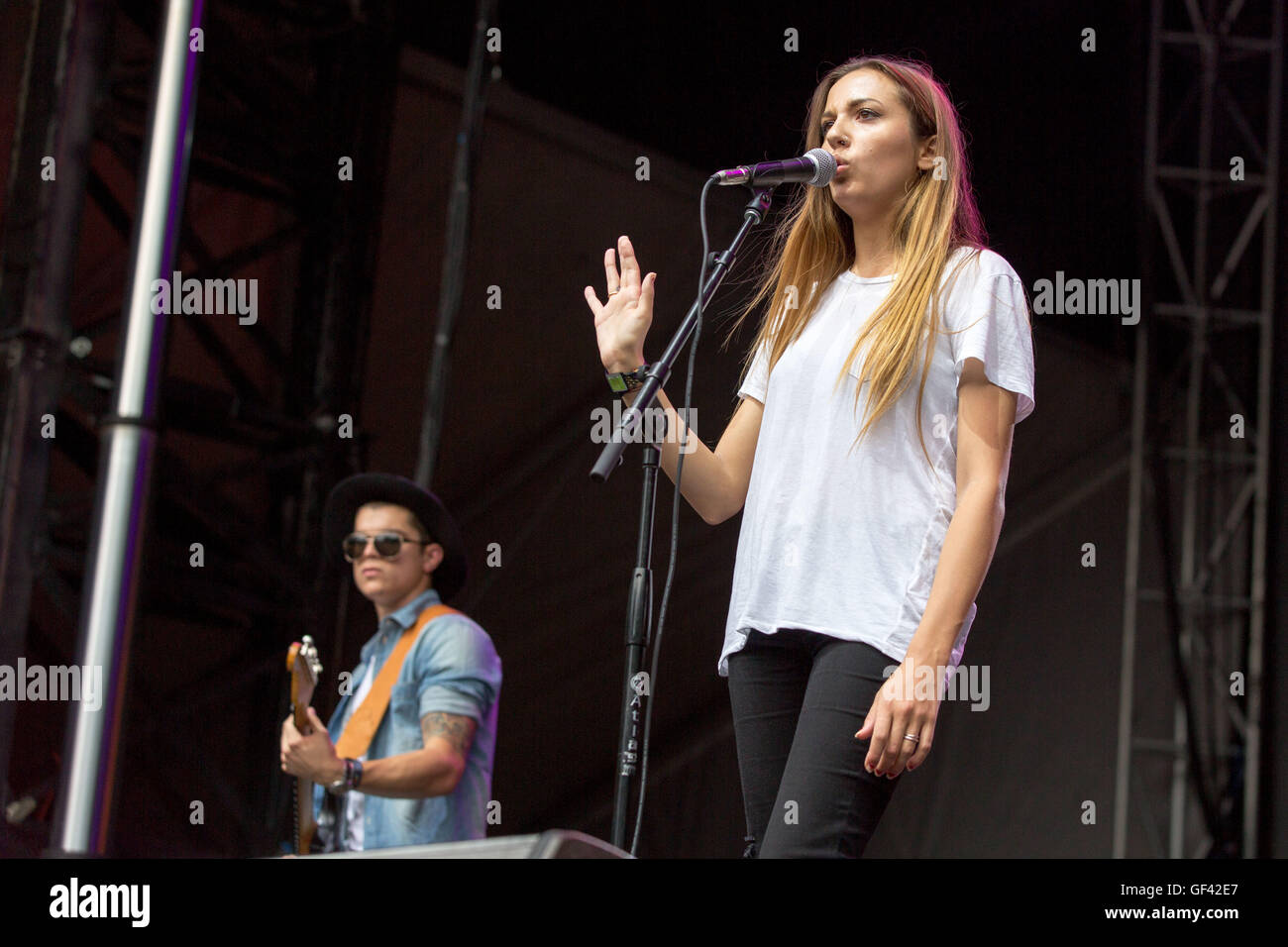 Chicago, Illinois, USA. 28th July, 2016. Australian singer CLOVES ...
