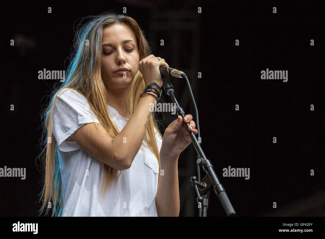 Chicago, Illinois, USA. 28th July, 2016. Australian singer CLOVES ...