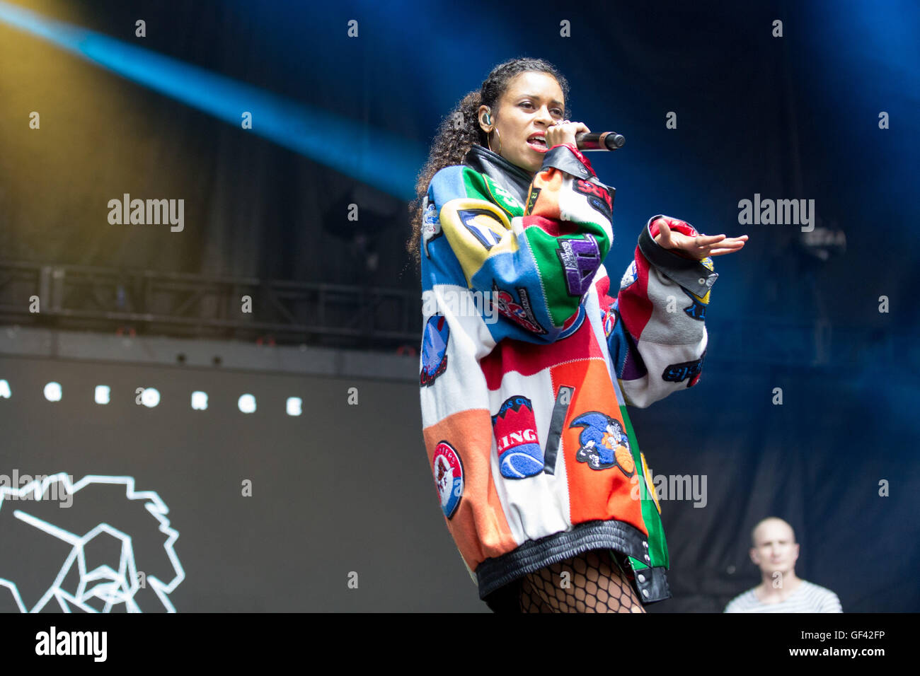 Chicago, Illinois, USA. 28th July, 2016. Singer ALUNA FRANCIS of ...