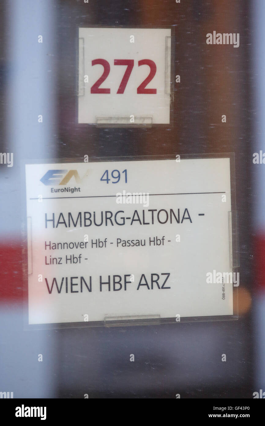 Euronight train hi-res stock photography and images - Alamy