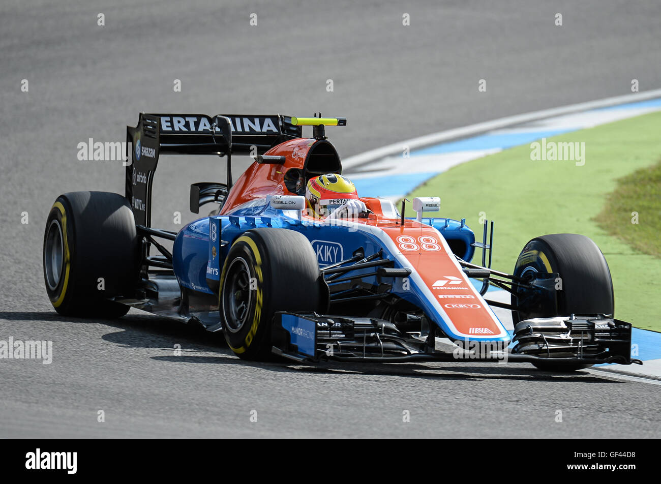 Hockenheim, Germany. 29th July, 2016. Indonesian F1 driver Rio Haryanto ...