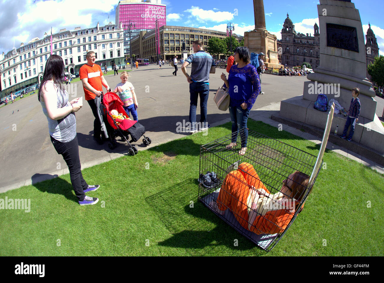 Glasgow, Scotland, UK 29th July 2016.International Tiger day :Tiger ...