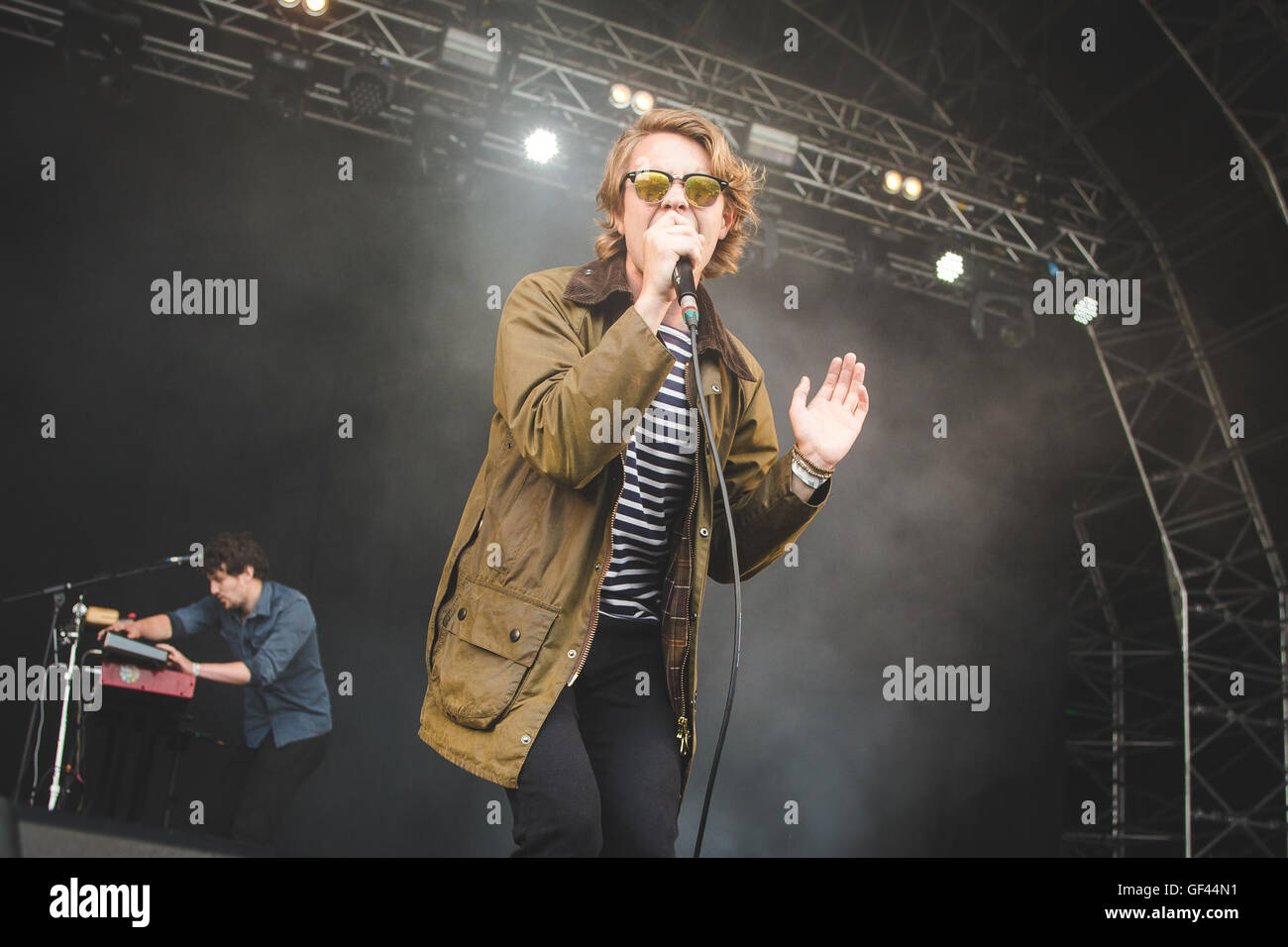 Matlock, UK. 29th July, 2016. Rowan Bastable, Nathan Hill, Ryan Hill ...