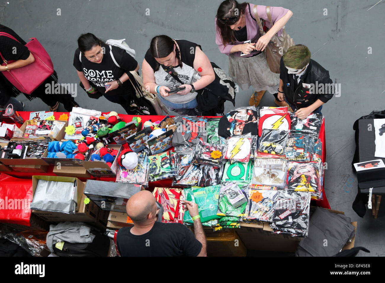 Olympia, London, UK. 29th July, 2016.Participant visits stalls. London ...