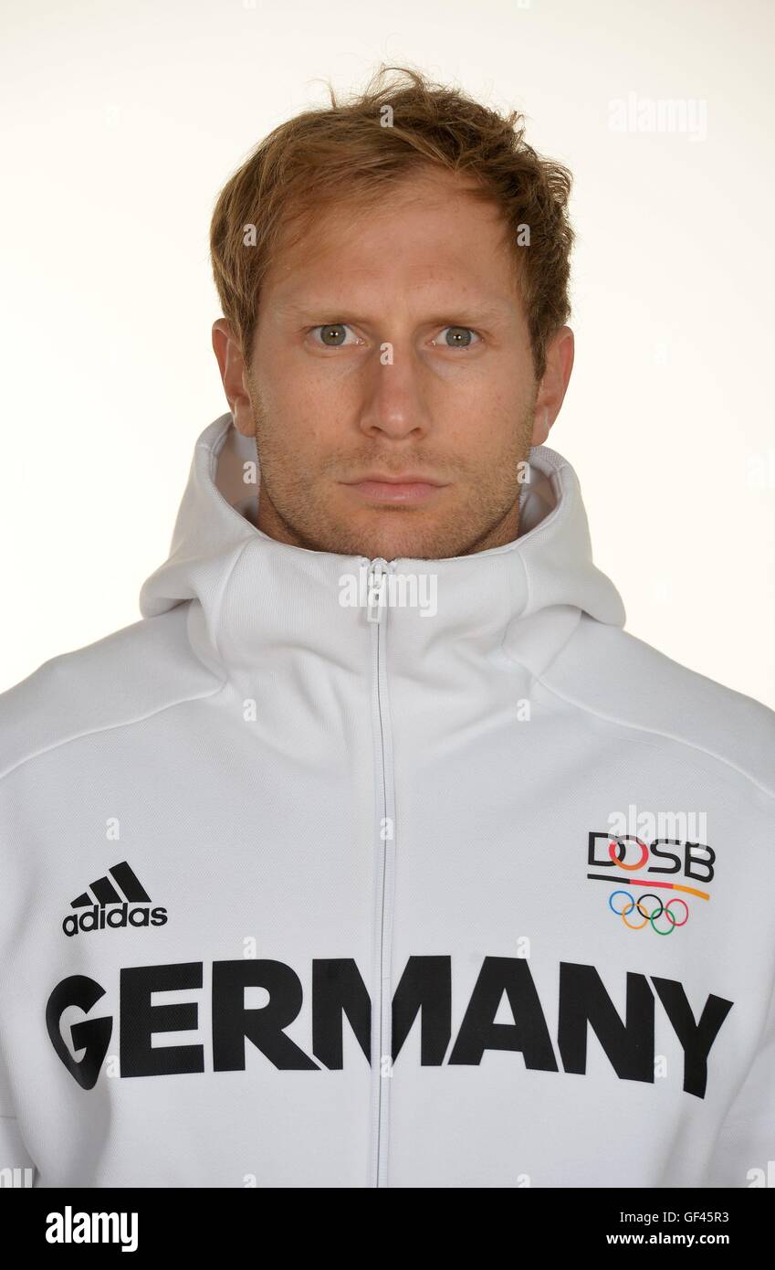 Hannover, Germany. 29th July, 2016. Steffen Weinhold poses at a ...