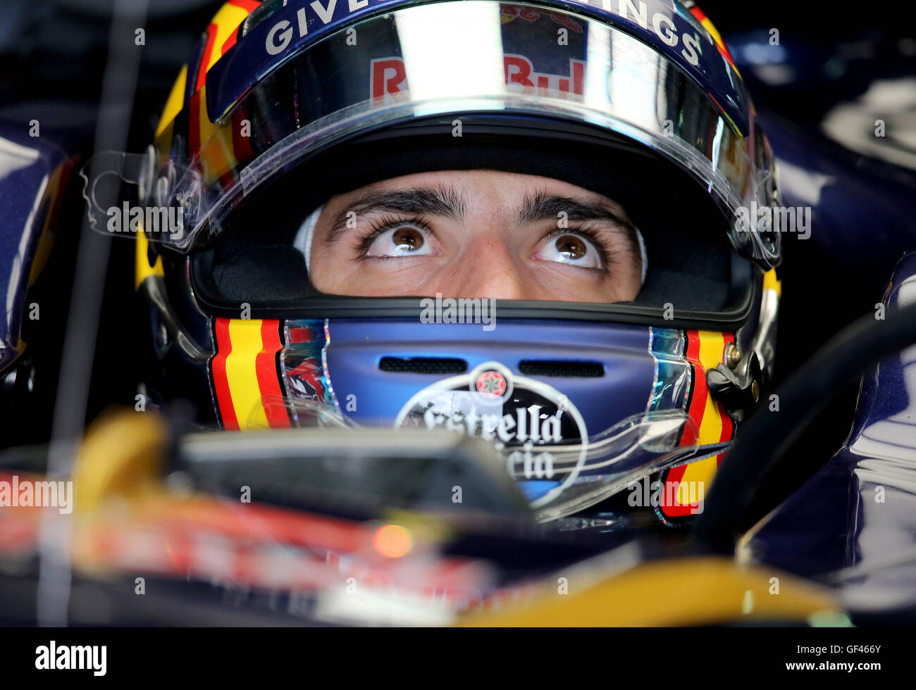 Hockenheim, Germany. 29th July, 2016. Australian F1 driver Daniel ...