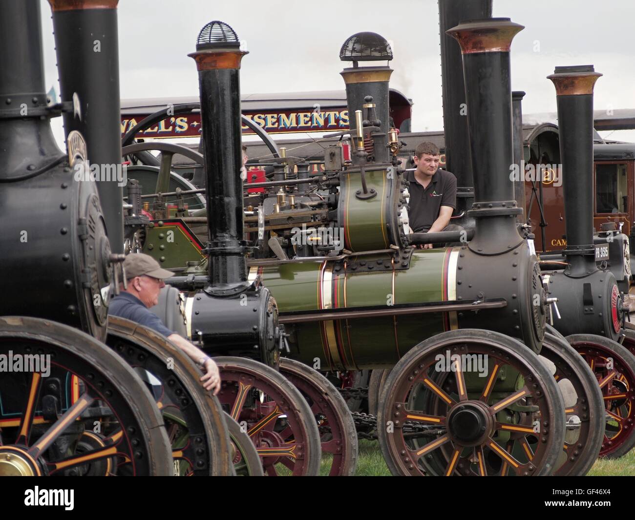 near Malvern, UK. 29th July, 2016. Traction steam engines in abundance ...