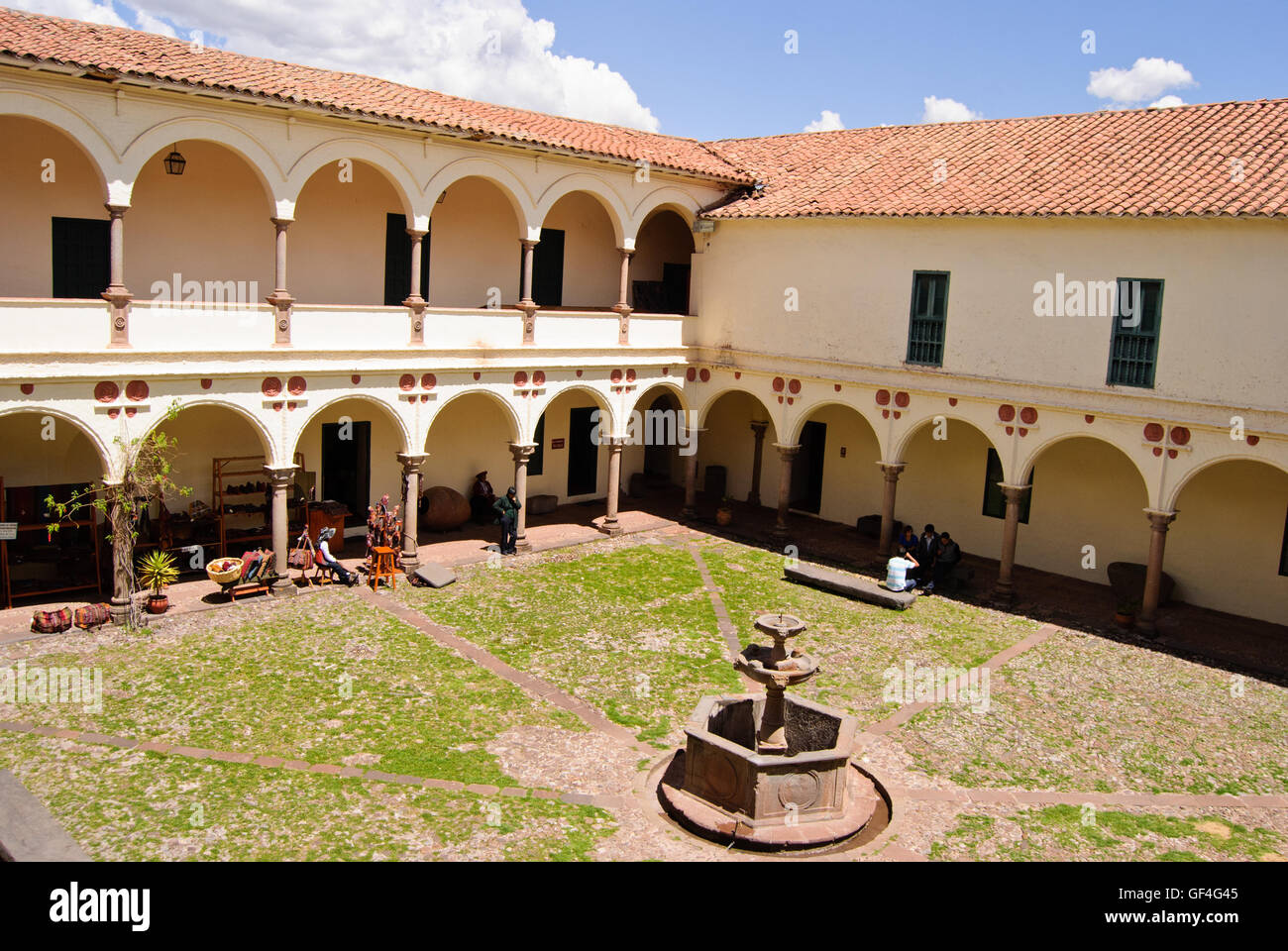 The plaza of Inca Museum in Cuzco Stock Photo - Alamy