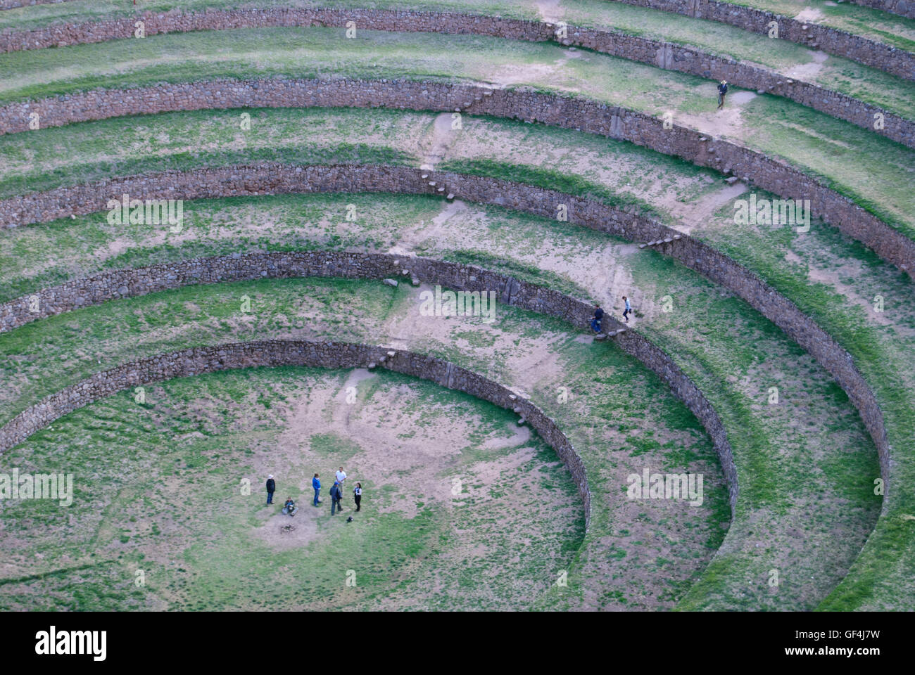 The deepest part of the circular terraces of Moray Stock Photo - Alamy