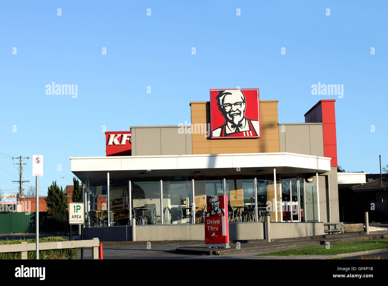 Kfc Drive Through Fast Food Stock Photos & Kfc Drive Through Fast Food ...