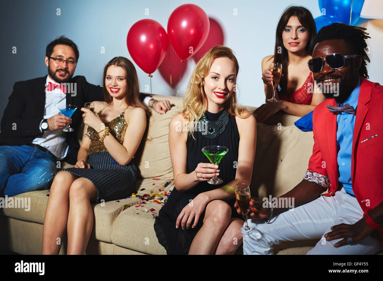 Party people hi-res stock photography and images - Alamy