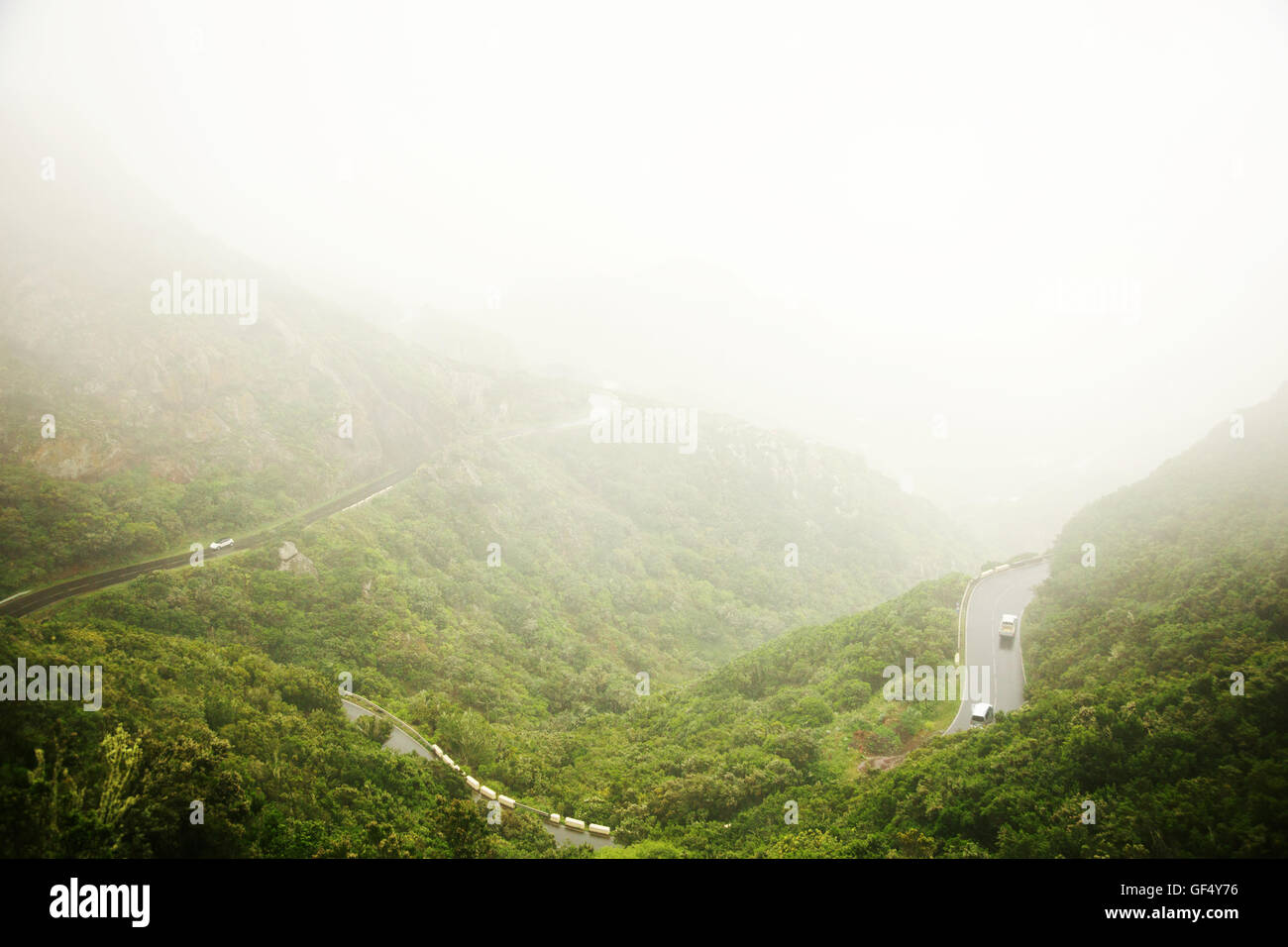 Landscape with hills Stock Photo - Alamy