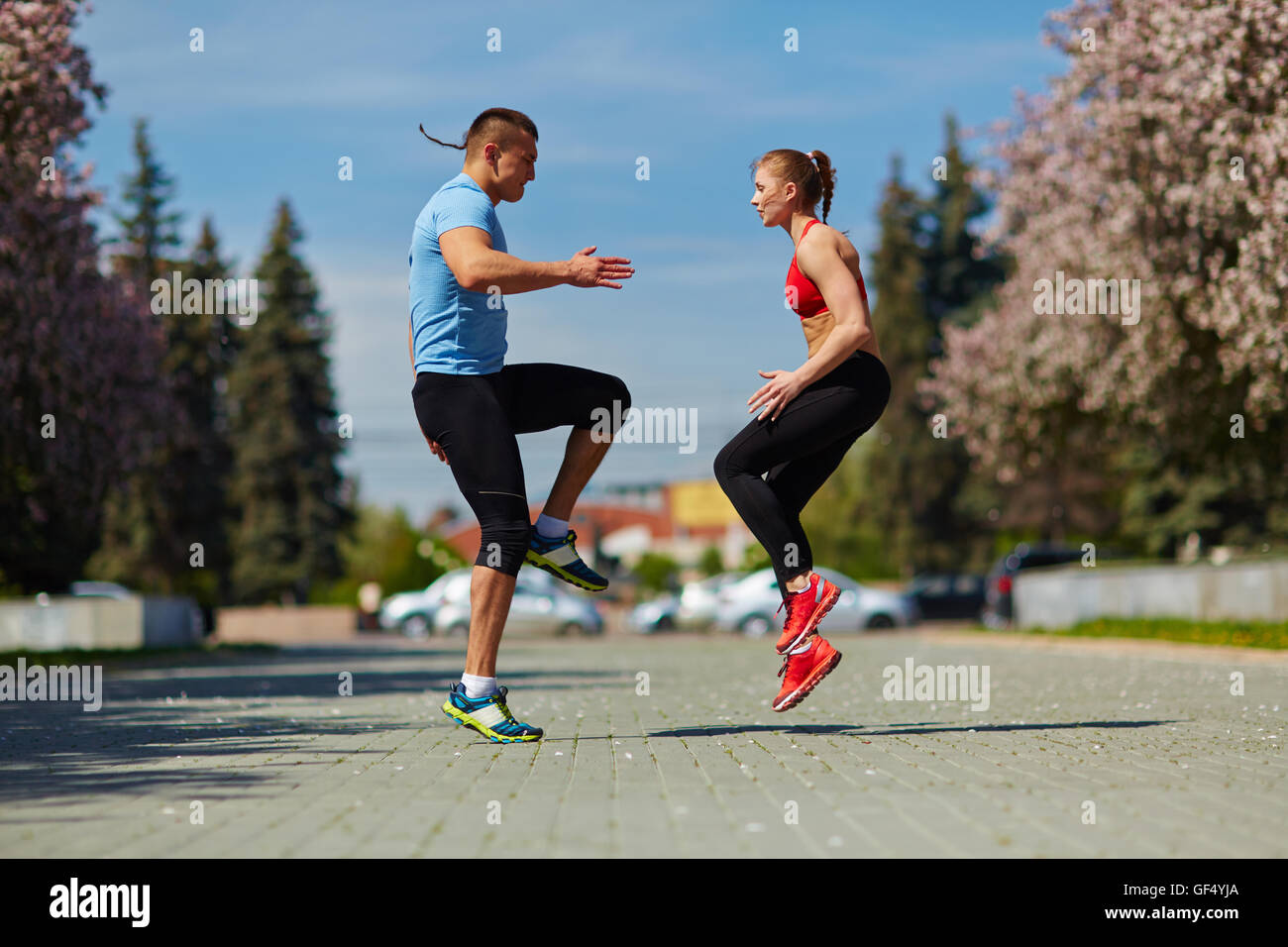 Energetic exercise hi-res stock photography and images - Alamy