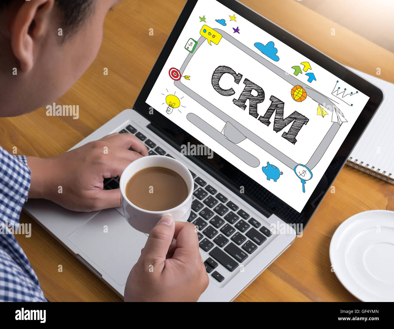 CRM Business Customer CRM Management Analysis Service Concept ...