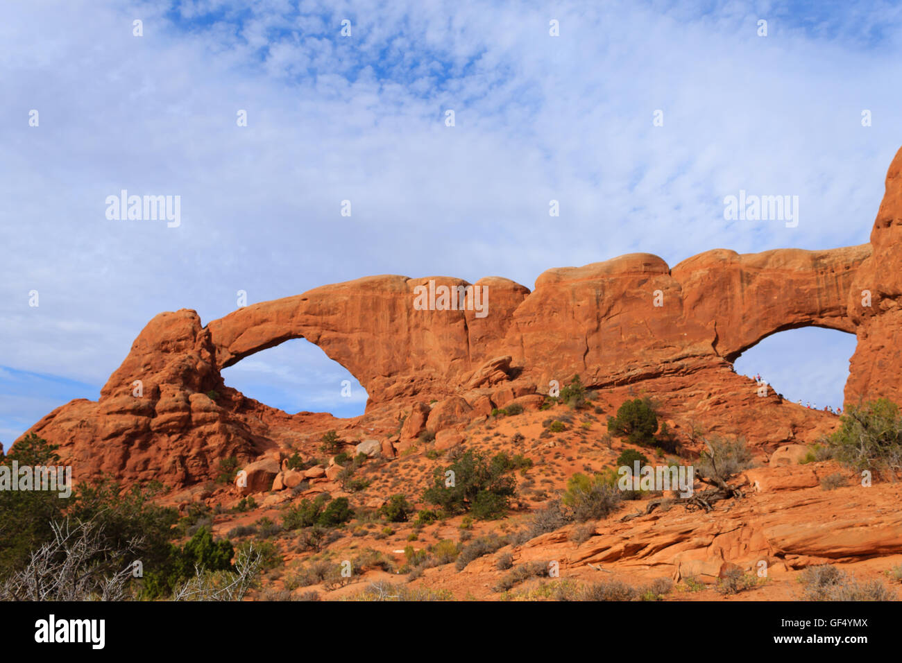 Red rock arches. Arches National park, Moab, United States of America ...