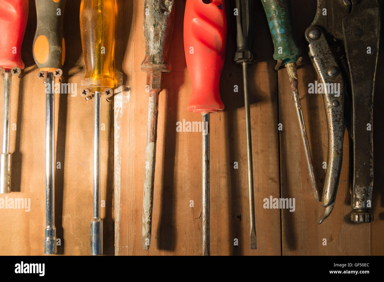 Hand Tool background. Industrial background. Bricolage tools Stock ...