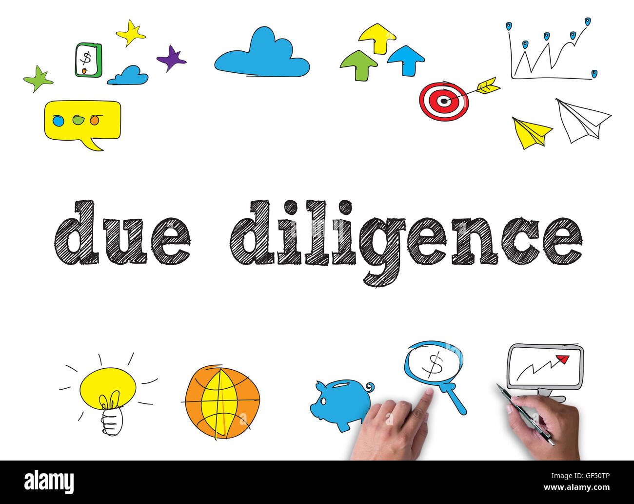 Due diligence dued procedure view Cut Out Stock Images & Pictures - Alamy