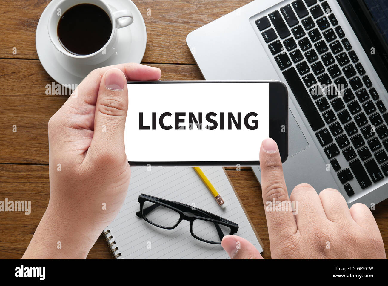 Licensed agreement hi-res stock photography and images - Alamy