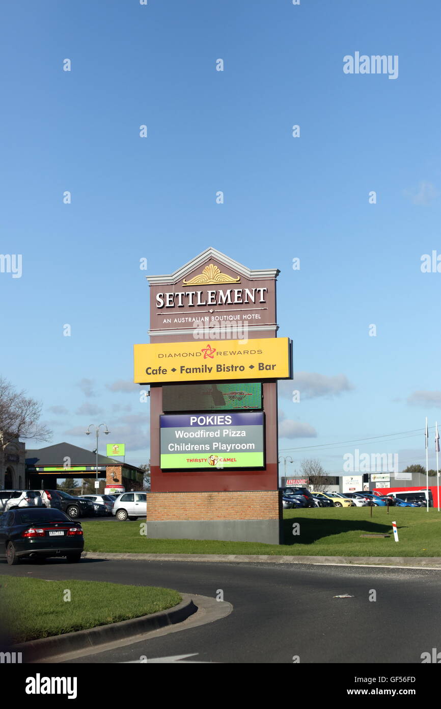 The Settlement Hotel in Cranbourne Melbourne Victoria Australia Stock ...