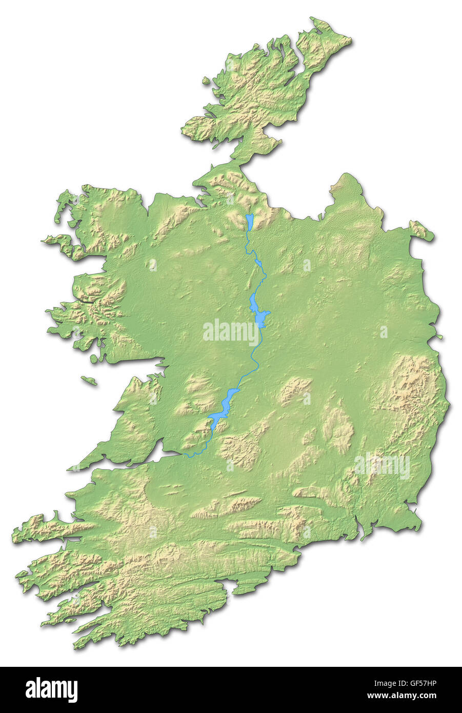 Ireland map hi-res stock photography and images - Alamy