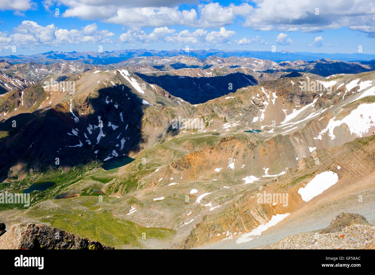 Scenery on Mount Massive Colorado Stock Photo - Alamy