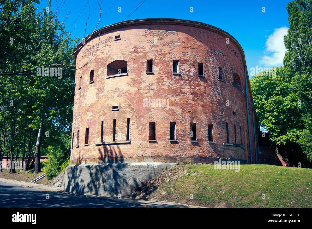 Caponier of the Russian Citadel in Warsaw Stock Photo - Alamy