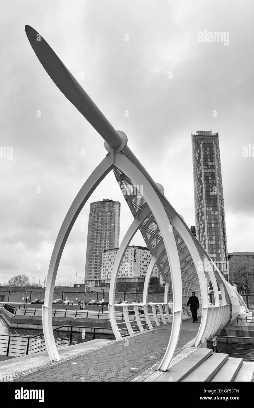 A bridge in Liverpool Stock Photo - Alamy