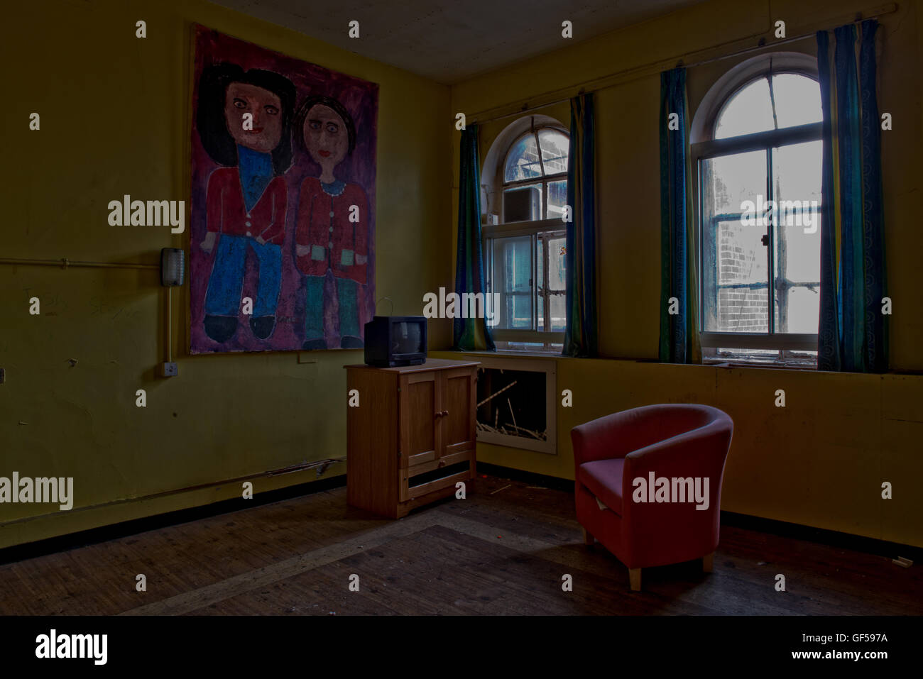 Interior image showing part of the closed St Clements Hospital in ...