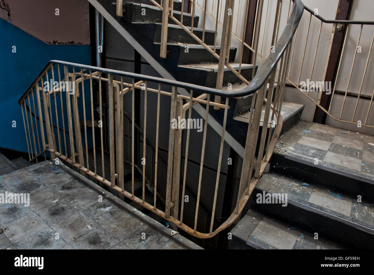 Interior image showing part of the closed St Clements Hospital in ...