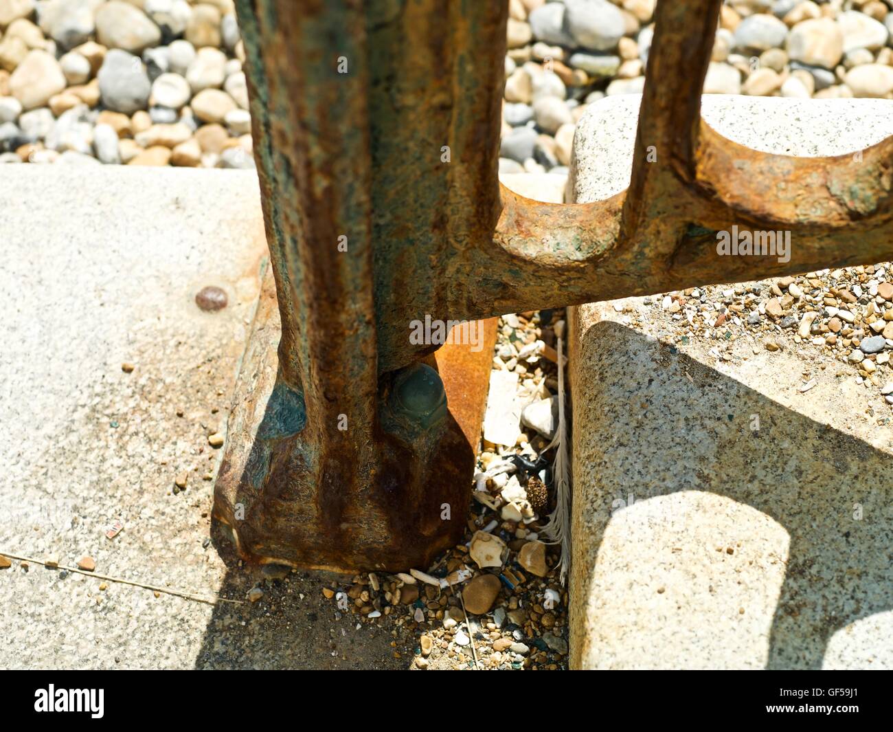 Rusty railings at Hove Sussex UK Stock Photo - Alamy