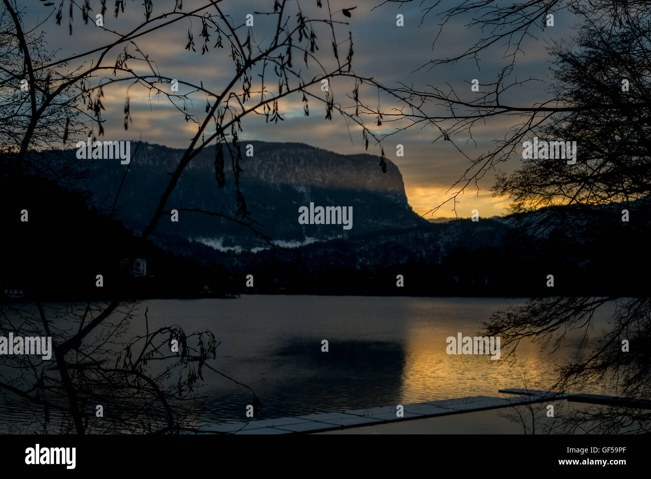 Beautiful reflections on lake bled hi-res stock photography and images ...