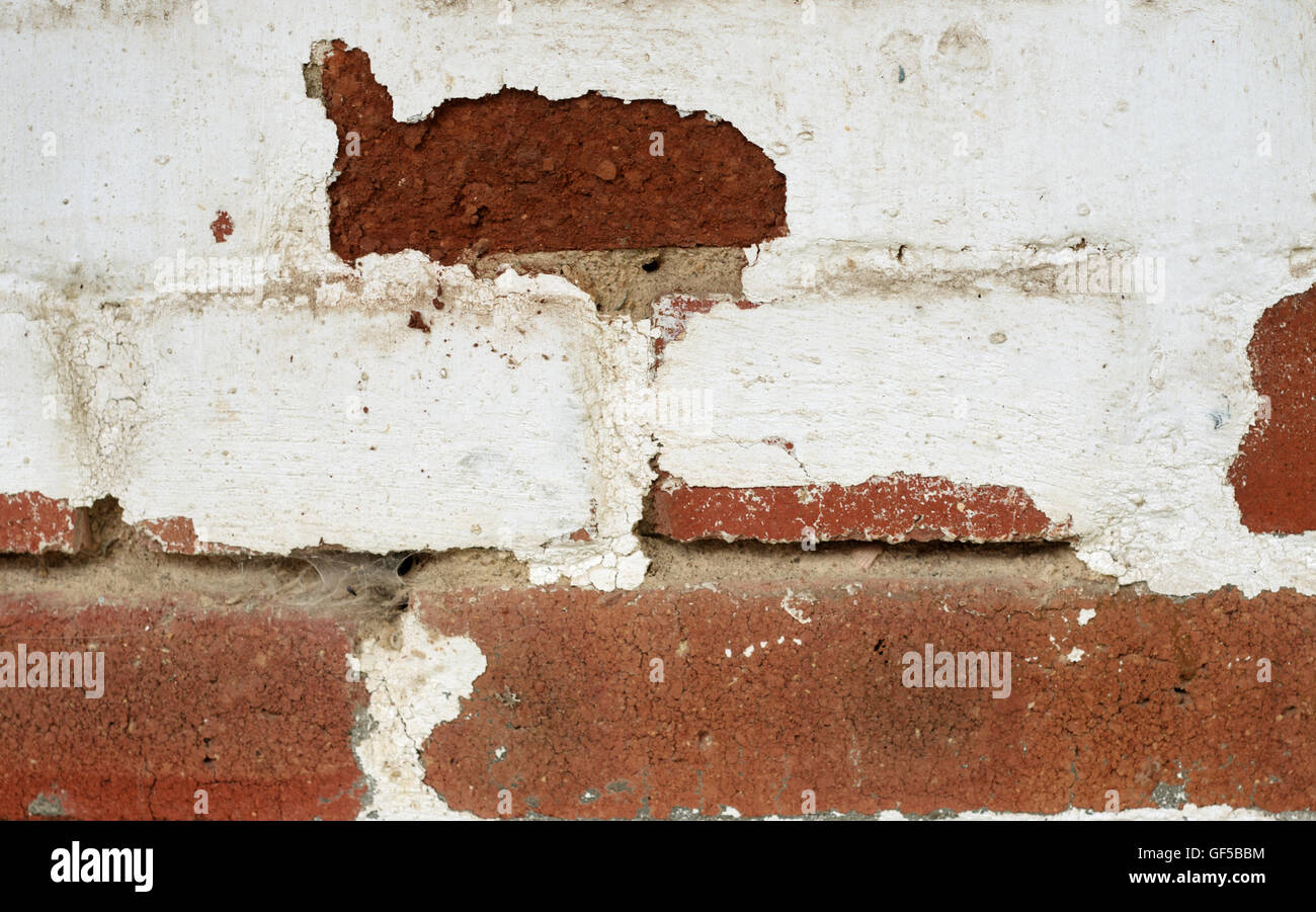 An old brick wall with signs of aging Stock Photo - Alamy