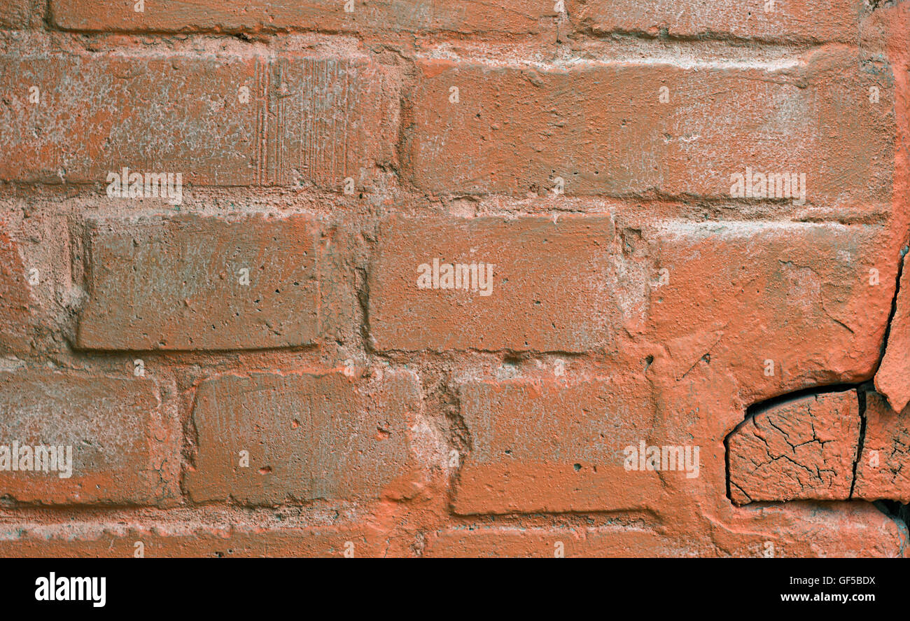 An old brick wall with signs of aging Stock Photo - Alamy