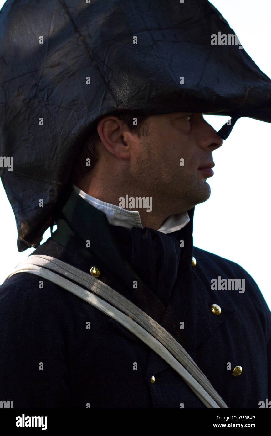 Historical reenactment of the Battle of Napoleon called “ dei Camolli ...