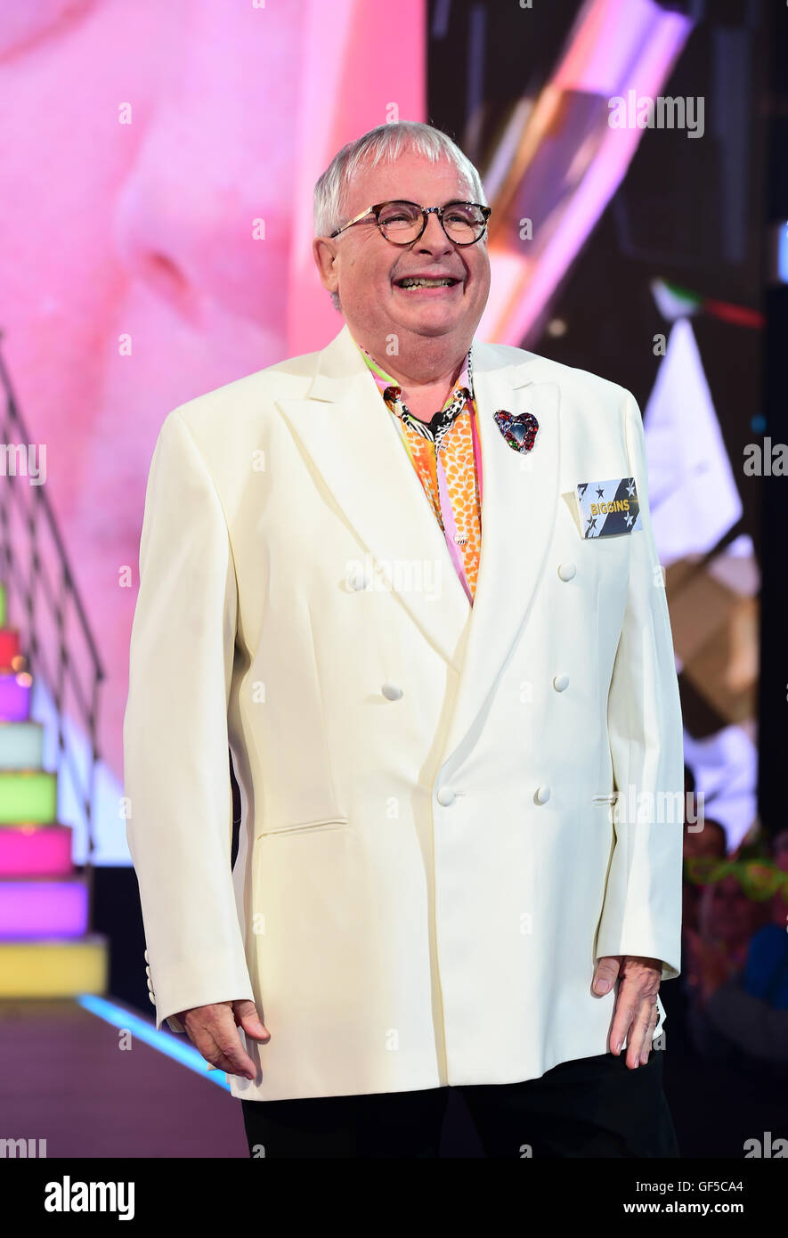 Christopher Biggins is seen entering the Celebrity Big Brother house at ...