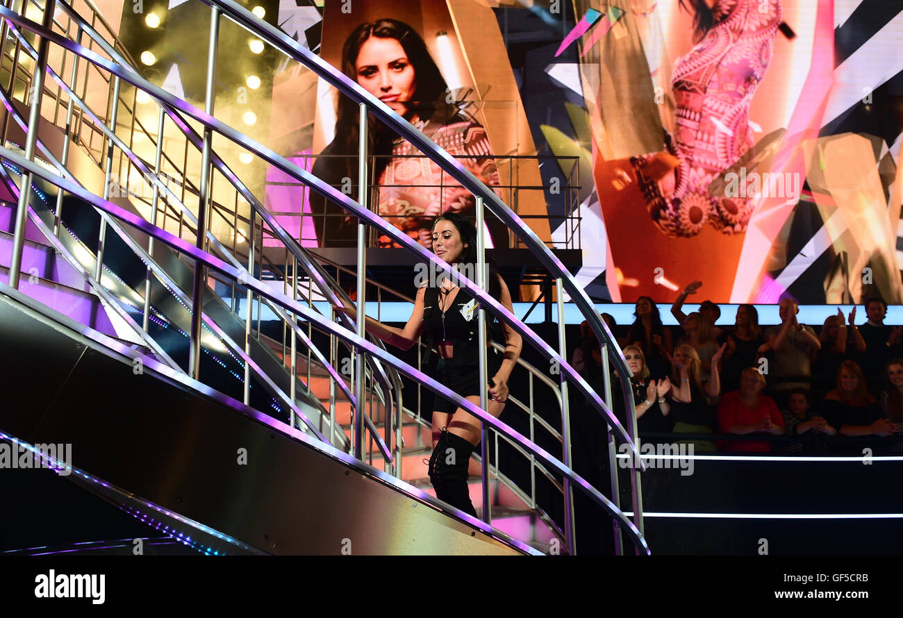 Marnie Simpson is seen entering the Celebrity Big Brother house at ...