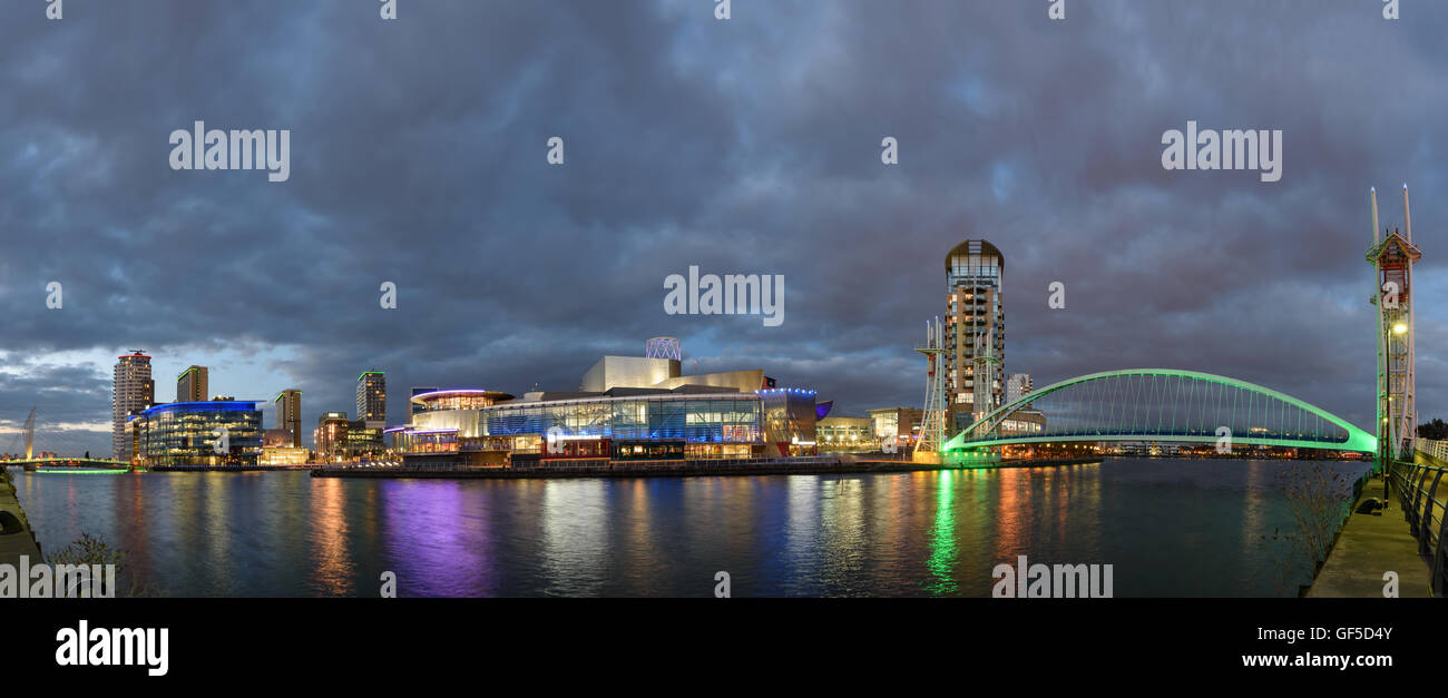 Greater manchesters unique waterfront destination hi-res stock ...