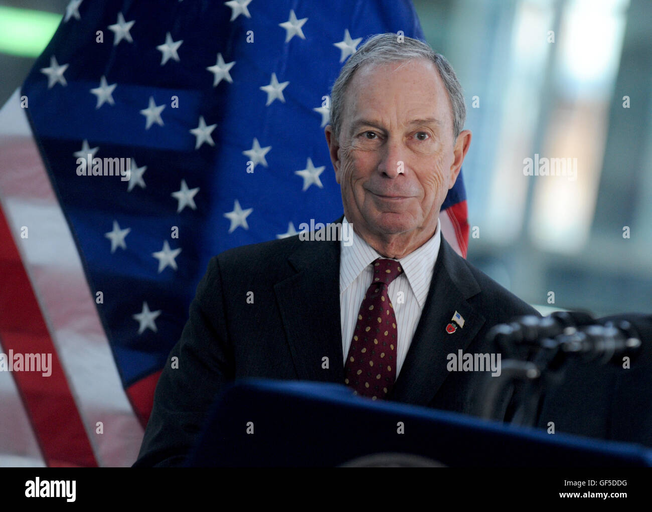 NEW YORK, NY - DECEMBER 19: Mayor Michael Bloomberg pictured during a ...