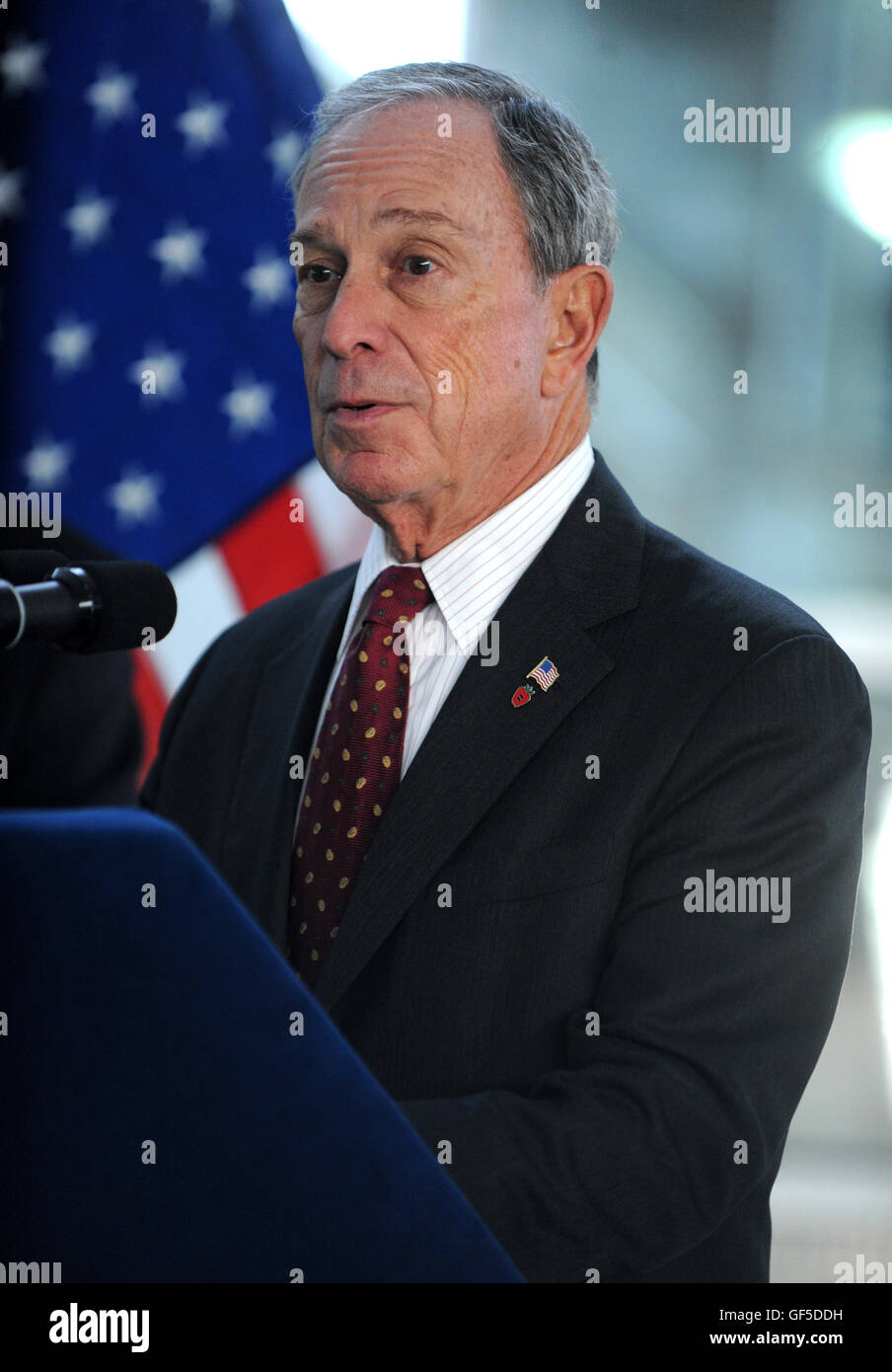 NEW YORK, NY - DECEMBER 19: Mayor Michael Bloomberg pictured during a ...
