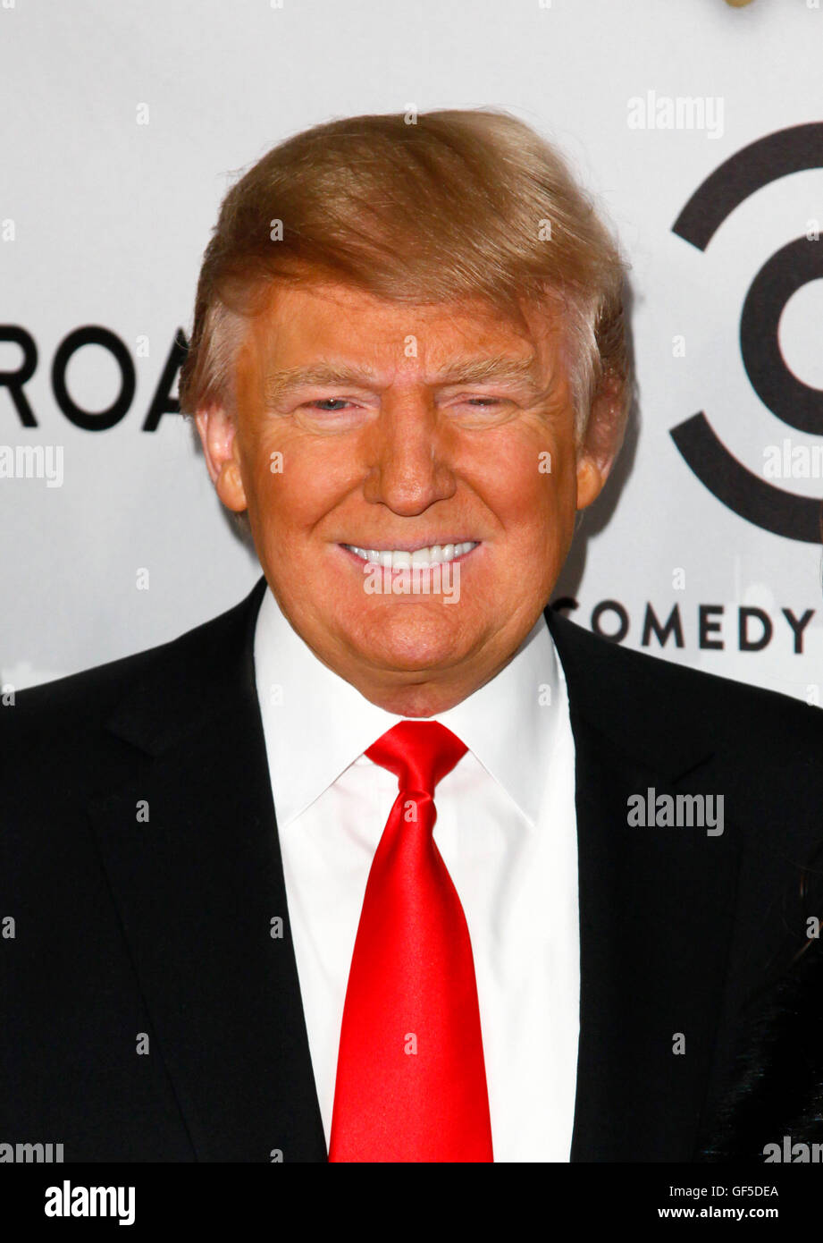 Donald Trump pictured at the "Comedy Central Roast of Donald Trump" at ...