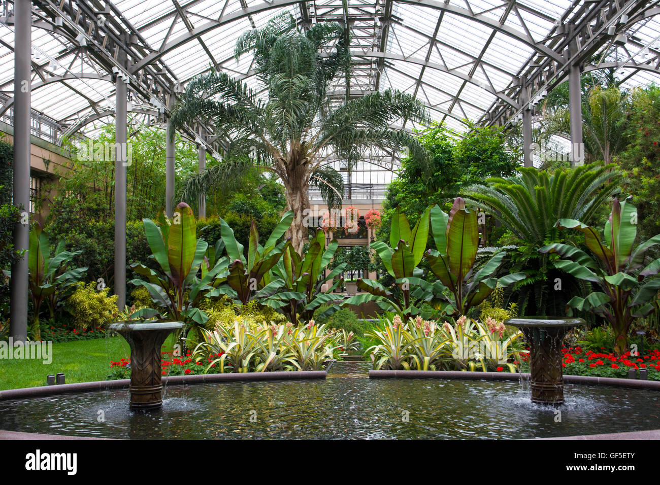 The Conservatory at Longwood Gardens, Kennett Square, Pennsylvania, USA ...