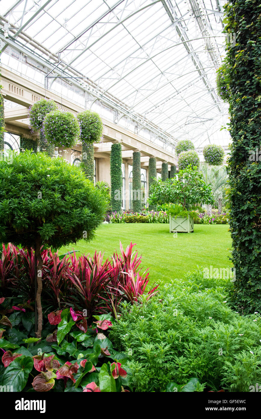 The Conservatory at Longwood Gardens, Kennett Square, Pennsylvania, USA ...