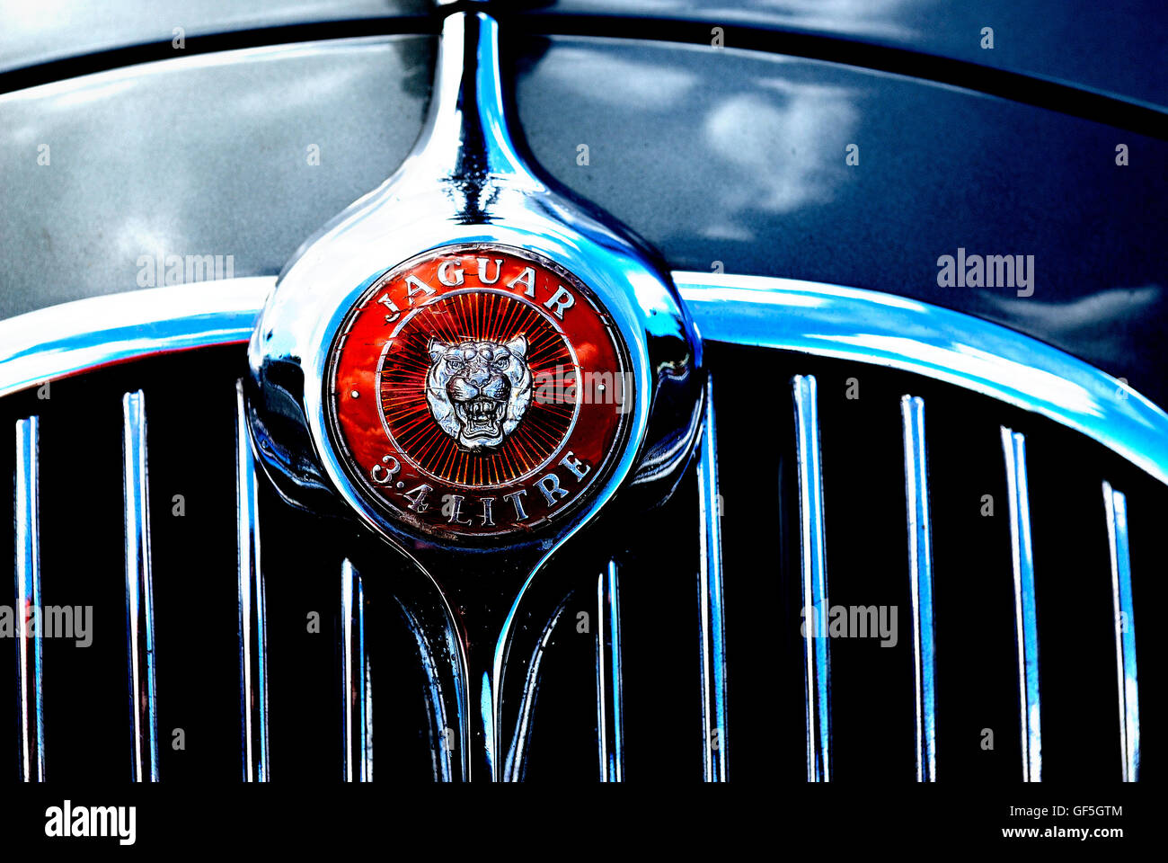 A classic Jaguar car Stock Photo - Alamy
