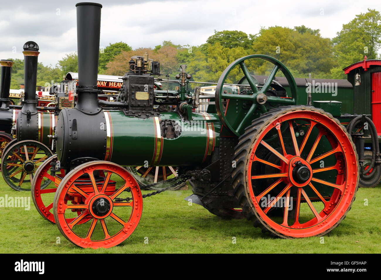 Marshall agricultural steam engine at Woodcote Steam Rally Stock Photo ...