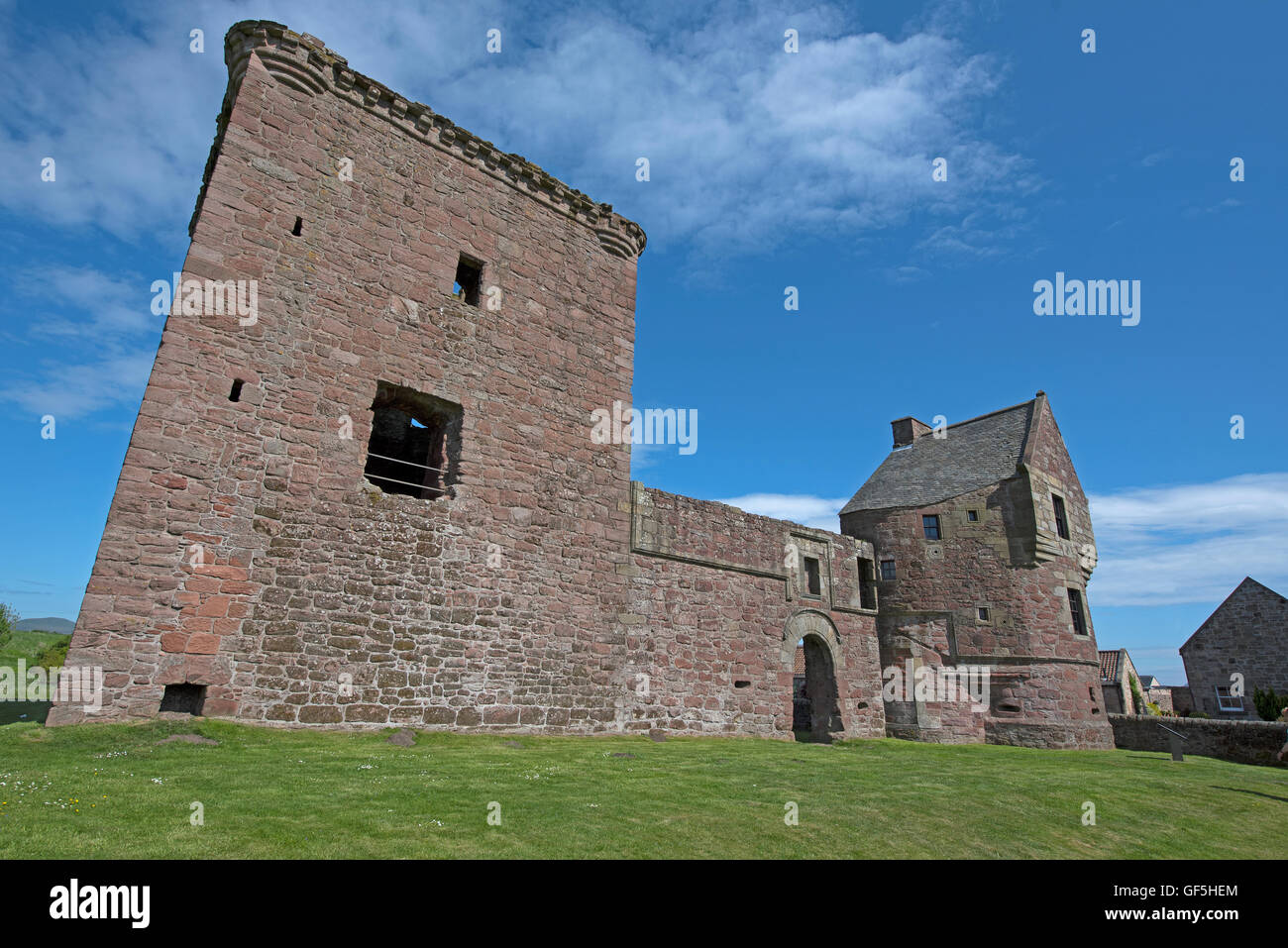Burleigh Castle once the home of the Balfour dynasty Scheduled Ancient ...