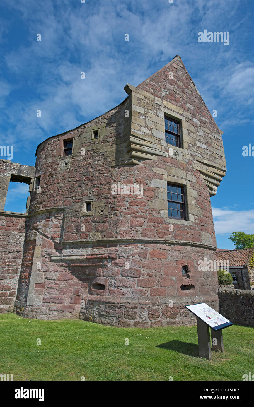 Burleigh Castle once the home of the Balfour dynasty Scheduled Ancient ...