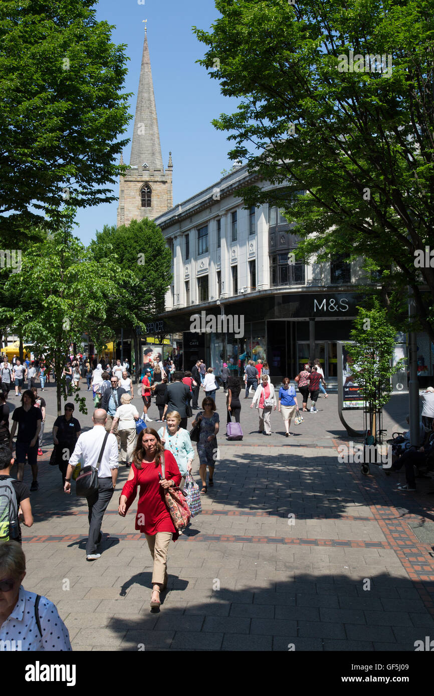 Lister Gate, Nottingham city centre Stock Photo - Alamy